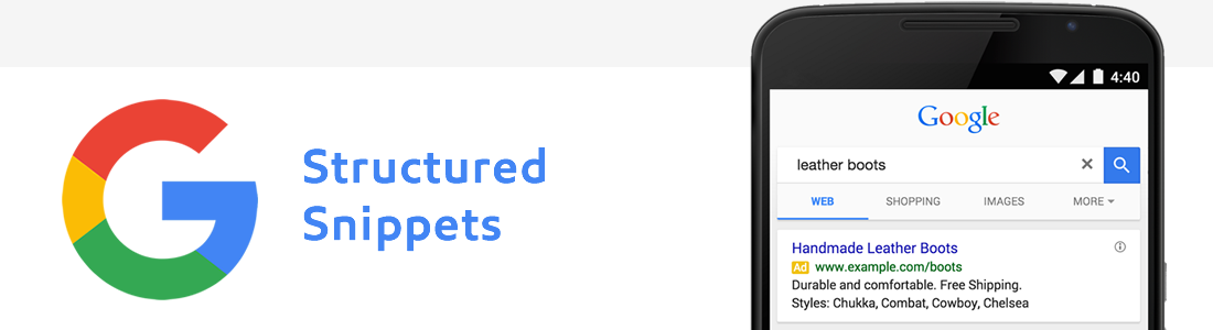 Google's Structured Snippets - How They Work and What They Are ...
